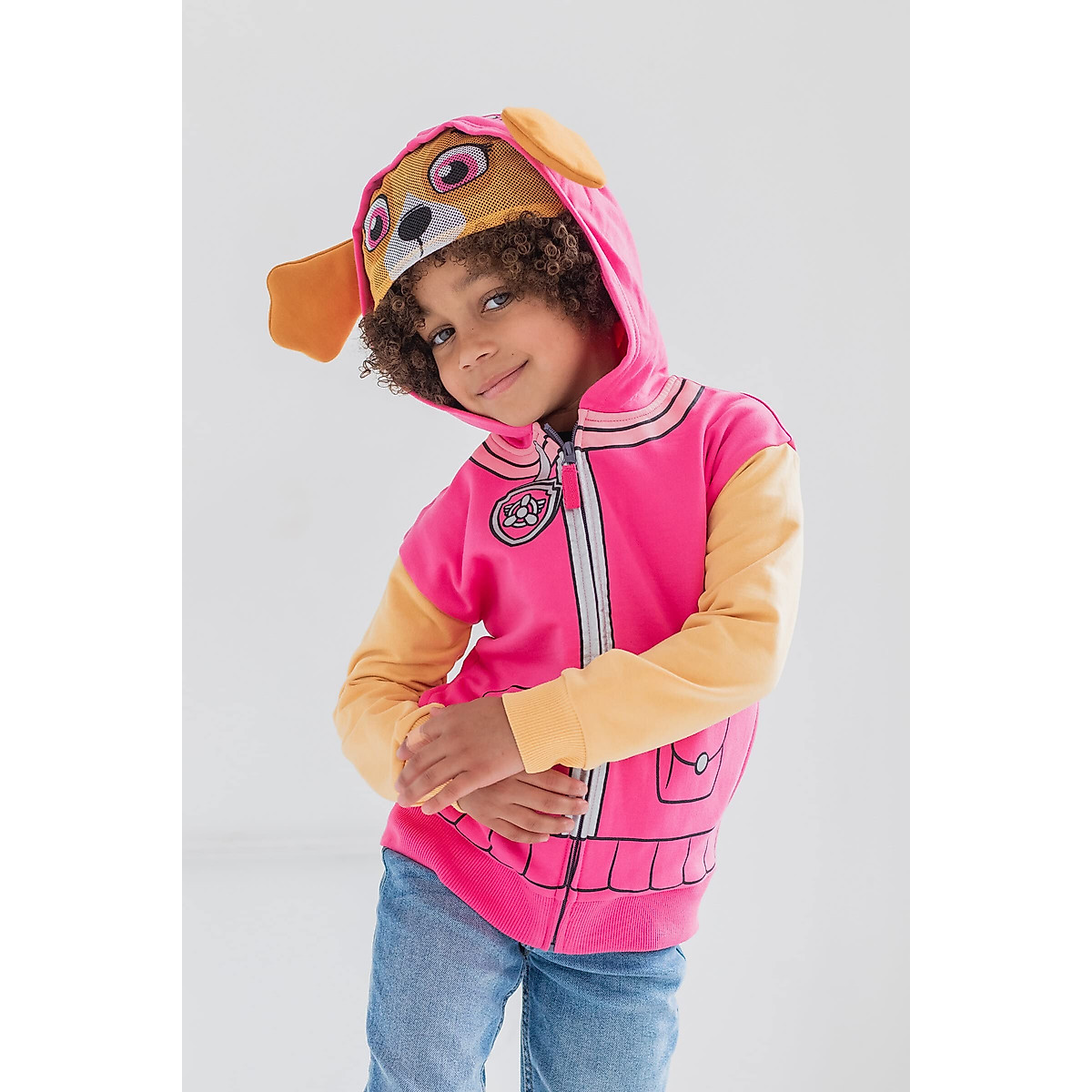 Paw Patrol Skye Toddler Girls Fleece Zip Up Hoodie 4T