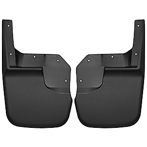 Husky Liners Mud Guards | Front Mud Guards - Black | 56141 | Fits 2007-2018 Jeep Wrangler w/ Standard Bumper 2 Pcs