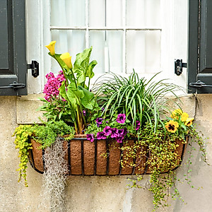 GreatBuddy Coco Liner Roll 120x12 Inch, Natural Coconut Liners for Planters, Thick Coco Fiber Mat for Hanging Basket, Animal Mats and More,Easy to Cut