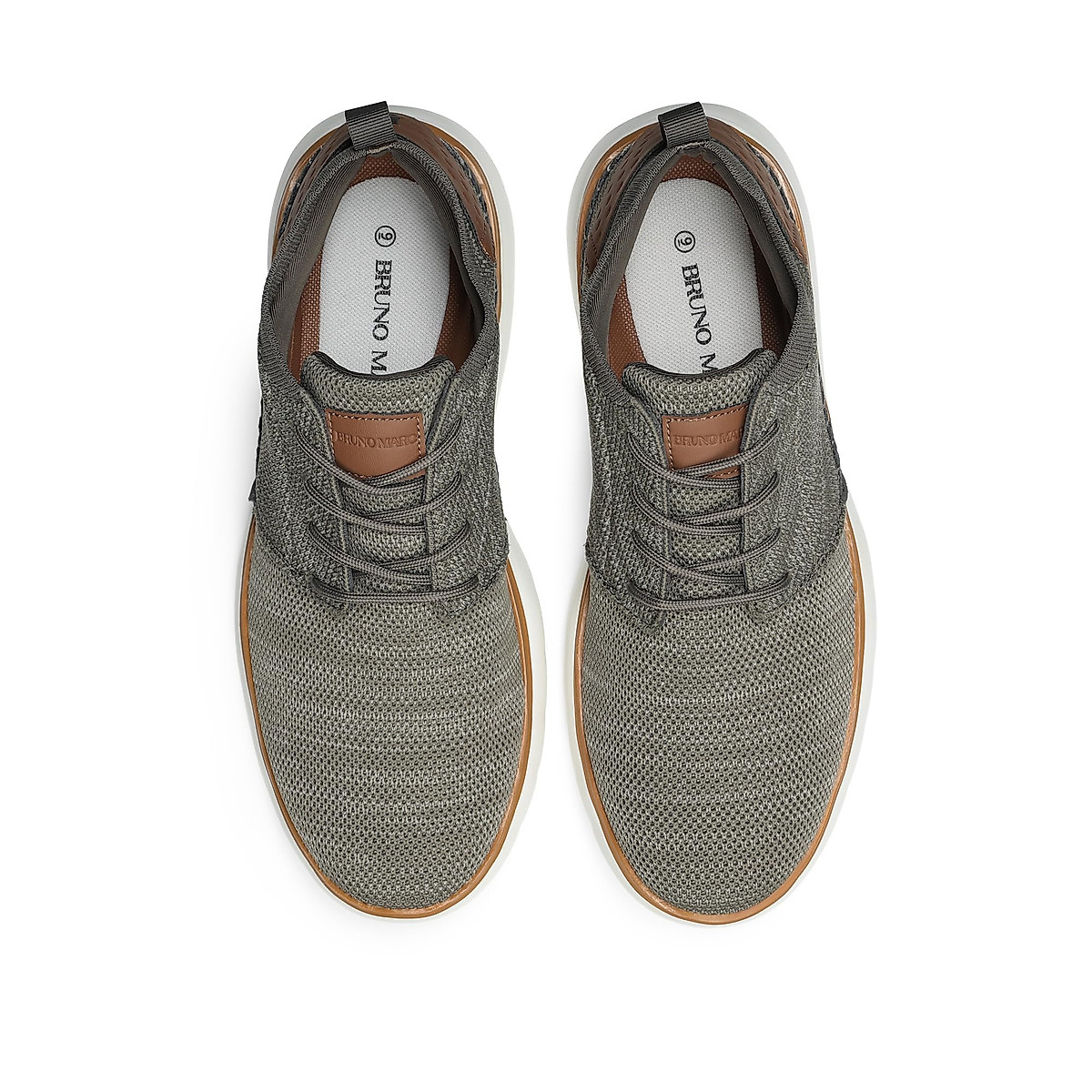 Bruno Marc Mens Mesh Fabric Fashion Sneakers Casual Oxfords Lightweight Breathable Versatile Walking Shoes, Grey - 13 (Zero-01)