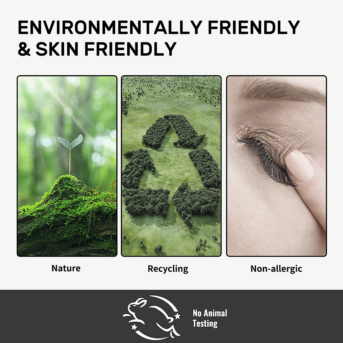 Erinde 6PCS Double-headed Liquid Eyeliner Stamp Pen Set, Black Eyeliner Pencil Eye Liner Stencil, Winged Eyeliner Tattoo Tool, Star Moon Heart Eyeliner Stamp Eye Face Makeup for Women