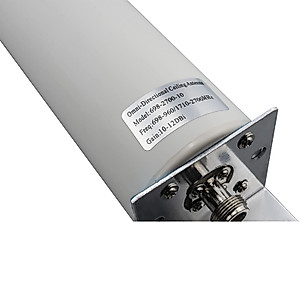 URCIANOW Omnidirectional Antenna 10-12dBi High Gain Antenna 4g LTE N Female Outdoor Long Range Antenna 698-960/1710-2700Mhz for Mobile Phone 4G Router Modem Gateway（NO Cable）