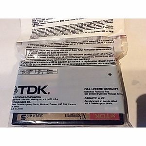 TDK Super VHS-C Blank Tape ~ ST-C30 (62m) ~ XP Super Pro ~ for Super VHS-C Camcorders ~ SVHSC
