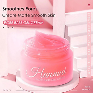 Hunmui Face Primer Pore Base Gel Cream Cover Pores Water Embellish Skin Silky Finish Primer Remove Excess Oils Isolating Pore Light Weight Primer Natural Make Up To Flawless Face Firming Moisturizers