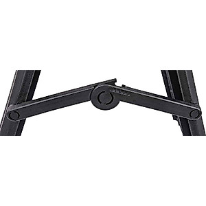 JEGS Folding Saw Horses 2 Pack - 350 LBS Capacity - Heavy Duty Saw Horse - Weather-Resistant Polypropylene Folding Sawhorse - Folds Flat to 2 Inches - Folding Sawhorses Pack of 2