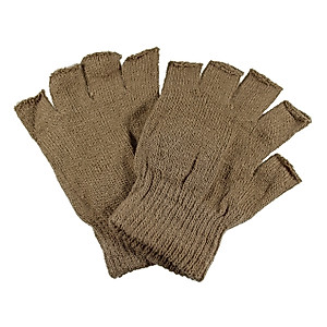 Gelante Classic Adult Winter Fingerless Knitted Magic Gloves Wholesale Lot 12 Pairs - 9907-Assorted