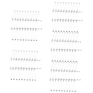 Sosoport Rotary Tool 50 Pcs Wire baits Rotating Stand Outdoor Accessories Outdoor Lines Leader Wires Leading Lines Professional Lines Leader Line 7c Fishing Bait
