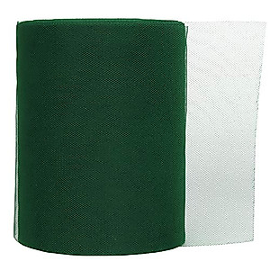 Dark Green Tulle Roll Spool 6 Inch x 100 Yards for Tulle Decoration