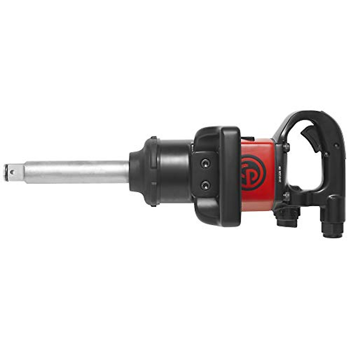 Chicago Pneumatic CP7783-6 Air Impact Wrench (1 Inch), 6 Inch Ext. Anvil, Air Gun Industrial Repair & Assembly Tool, D-Handle, Pinless Rocking Dog, Max Torque Output 1770 ft. lbf/2400 Nm, 2400 RPM