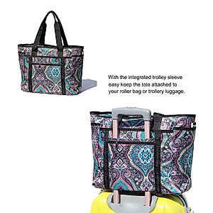 Women Weekender Overnight Travel Shoulder Bag Overnight Carry-on Duffel Gym Tote Luggage