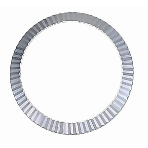 Ewatchparts STAINLESS STEEL FLUTED BEZEL COMPATIBLE WITH ROLEX NEW MODEL 41MM 126300, 126334