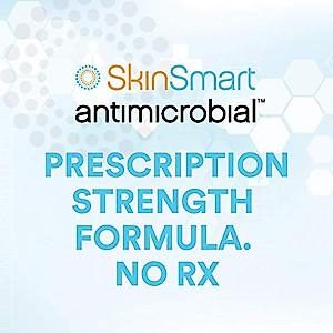 SkinSmart Antimicrobial Eczema Therapy with Hypochlorous Acid, Removes Bacteria so Skin Can Heal, for Adults, Kids and Seniors, 8 Ounce Clear Spray