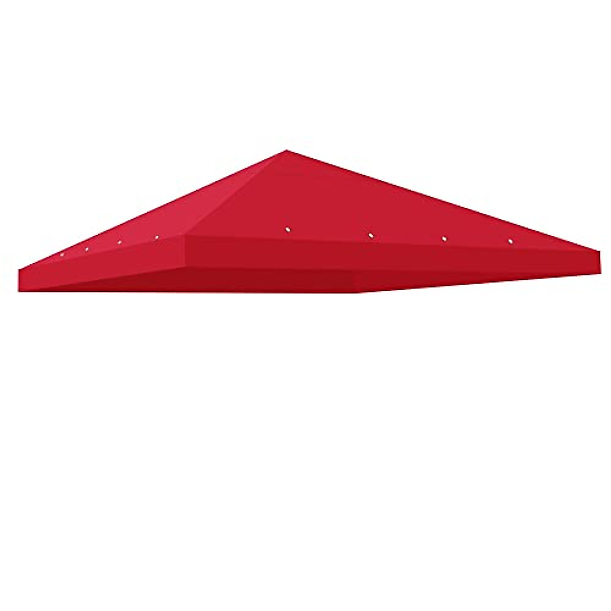 Yescom 117"x117" Canopy Top Replacement Y0049707 Red for Smaller 10'x10' Single-Tier Gazebo Cover Patio Garden Outdoor