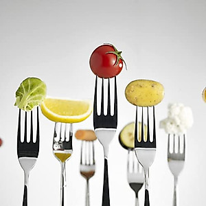 Bestdin Dinner Forks, Silverware Forks Set of 12, Food Grade Stainless Steel Flatware Table Forks Sets, Mirror-Polished & Dishwasher Safe, Use for Home Kitchen, Party or Restaurant