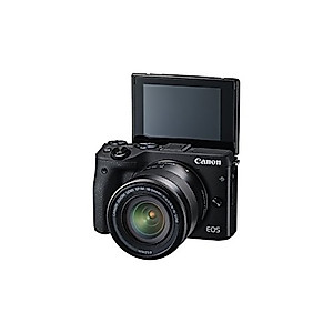 Canon 9694B011 24.2MP EOS M3 Mirrorless Digital Camera (Black)