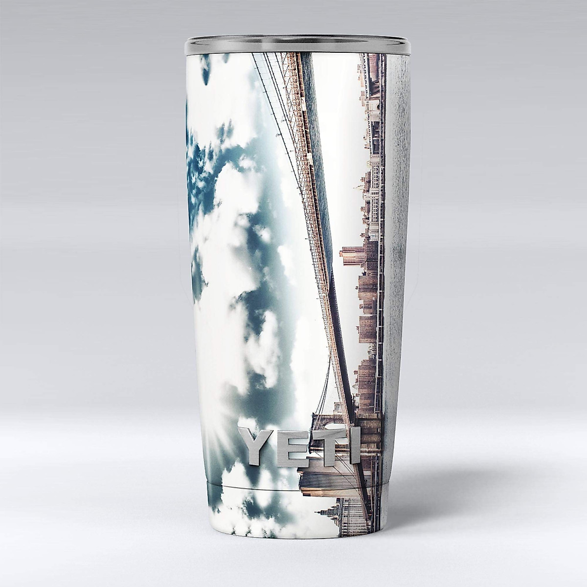 Design Skinz Overlook NYC Loop - Skin Decal Vinyl Wrap Kit Compatible with The Yeti Rambler Cooler Tumbler Cups