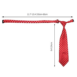 Segarty Dog Ties 30 PCS Dog Neckties, Adjustable Neck Ties and Bows for Medium Large Pets Festival Formal Bulk Pet Bowties Collar Grooming Accessories Holiday Birthday Wedding Costumes