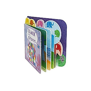 Elmer y los colores / Elmer's Colours: Tabbed Board Book (ELMER. PEQUEÑAS MANITAS) (Spanish Edition)