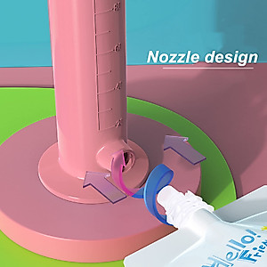 7pcs Set Baby Food Pouch Maker Reusable Pure Color Pouches Toddler Fruit Squeeze Puree Filler for Kids(Pink)