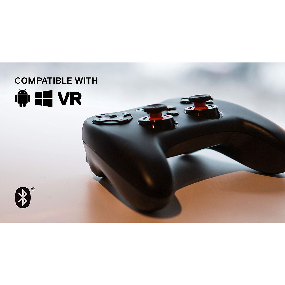 SteelSeries Stratus Bluetooth Mobile Gaming Controller - Android, Windows, VR - 40+ Hour Battery Life - Supports Fortnite Mobile