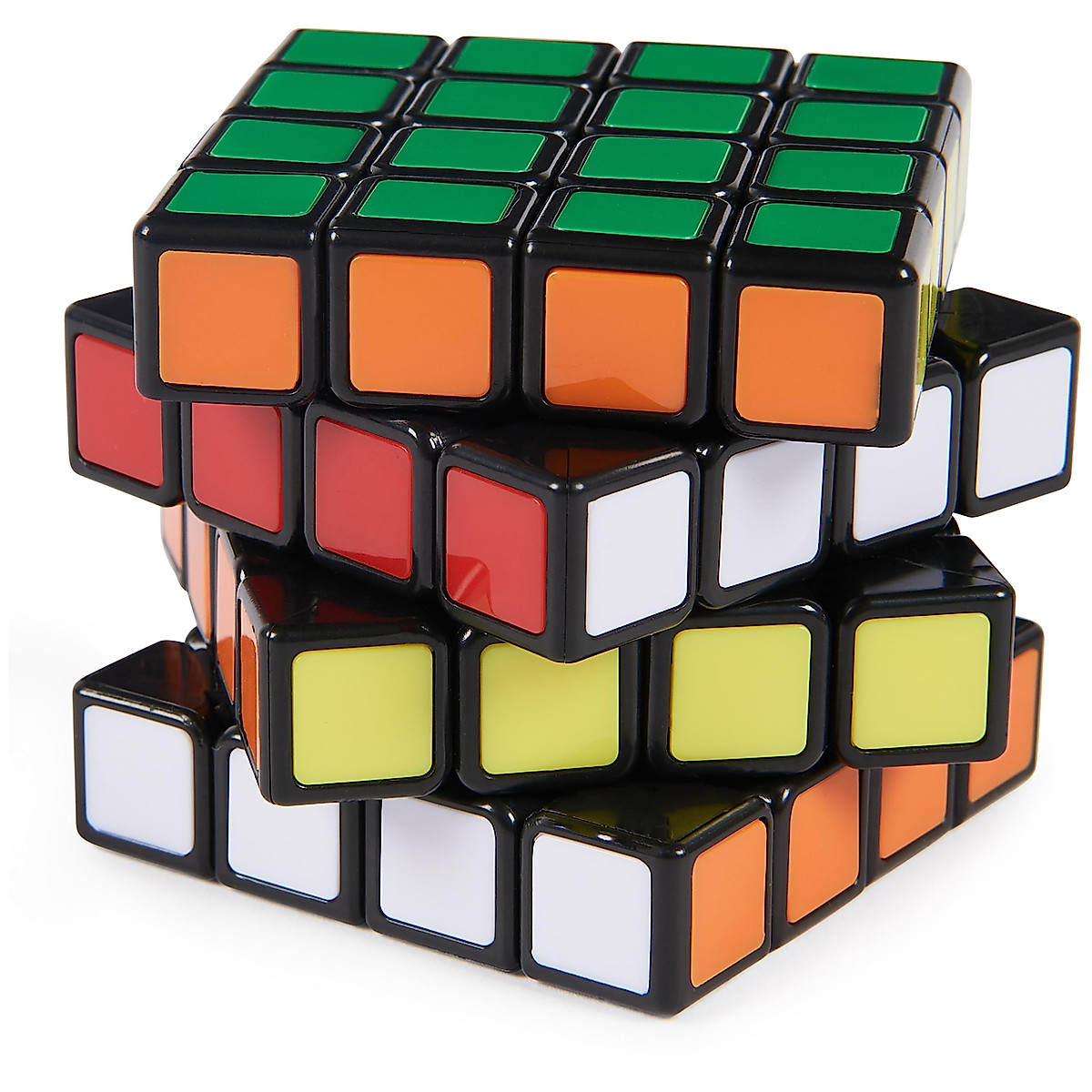 Rubik’s Solve The Cube, 4-Pack Bundle Edge 2x2 Mini 3x3 Original 4x4 Master Brain Tease Toy Gift Set, for Adults & Kids Ages 8 and up Amazon Exclusive