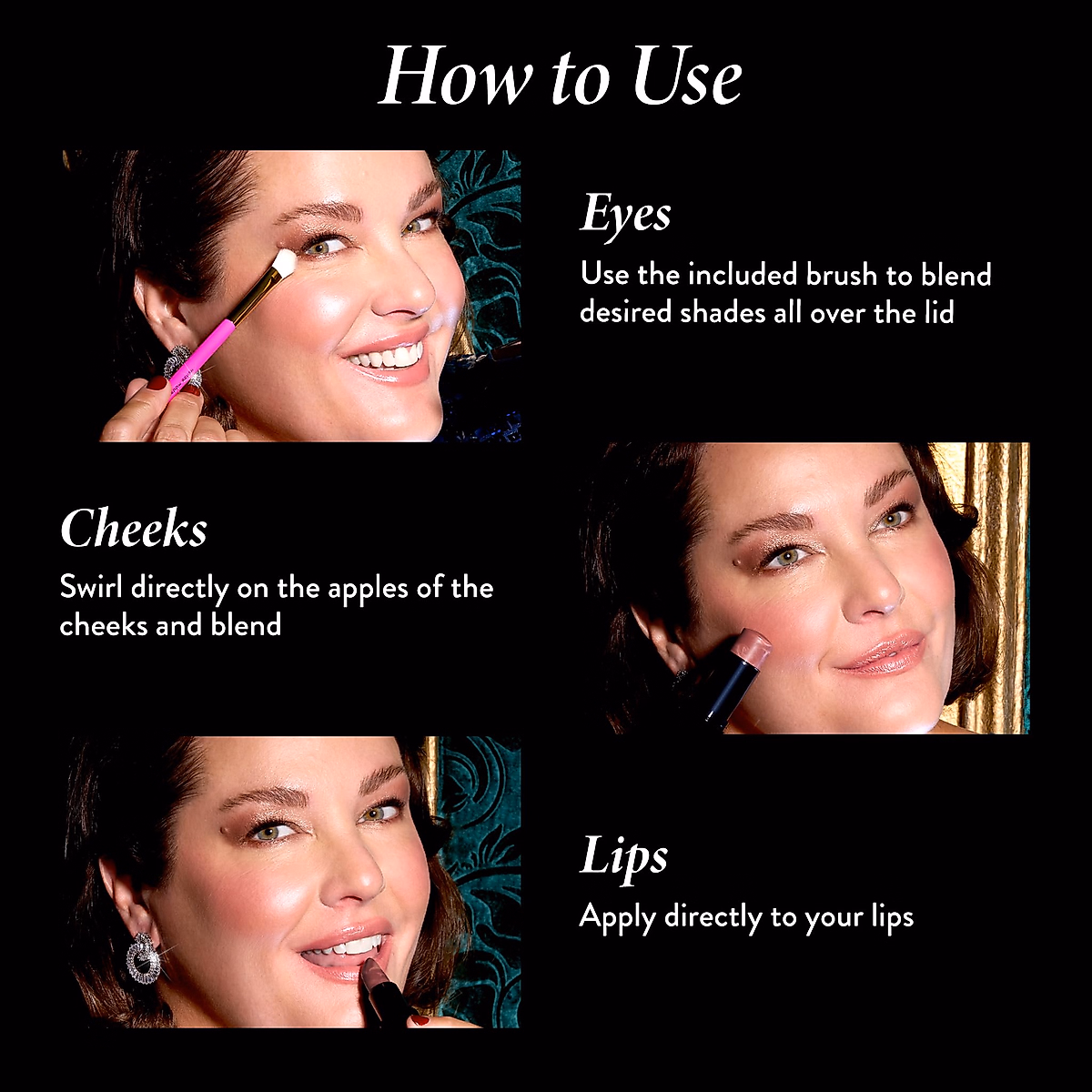 LAURA GELLER NEW YORK Italian Marble Artistry Collection | Full Face Makeup Kit Handmade in Italy | Includes Eyeshadow Palette, Cream Blush Stick and Satin Lipstick in Universal Shades