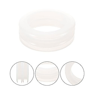 Happyyami 2Pcs Patio Table Umbrella Hole Ring Silicon Rubber Umbrella Table Hole Ring Outdoor Silicone Umbrella Hole Rings Umbrella Hole Rings Umbrella Hole Ring