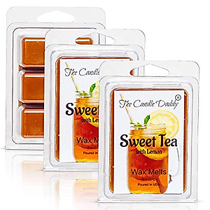 Sweet Tea - Fresh Brewed Southern Sweet Tea Scented Melt- Maximum Scent Wax Cubes/Melts- 1 Pack -2 Ounces- 6 Cubes Gift for Women, Men, BFF, Friend, Wife, Mom, Birthday, Sister, Daughter, Long Lasting