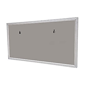LFI Lights | Aluminium Photoluminescent Red Exit Sign | 50' Viewing Distance | Aluminum Frame | Wall, Ceiling, or Side Mount | Single Sided | Optional Adhesive Arrows | UL Listed | PA2-R-50-S