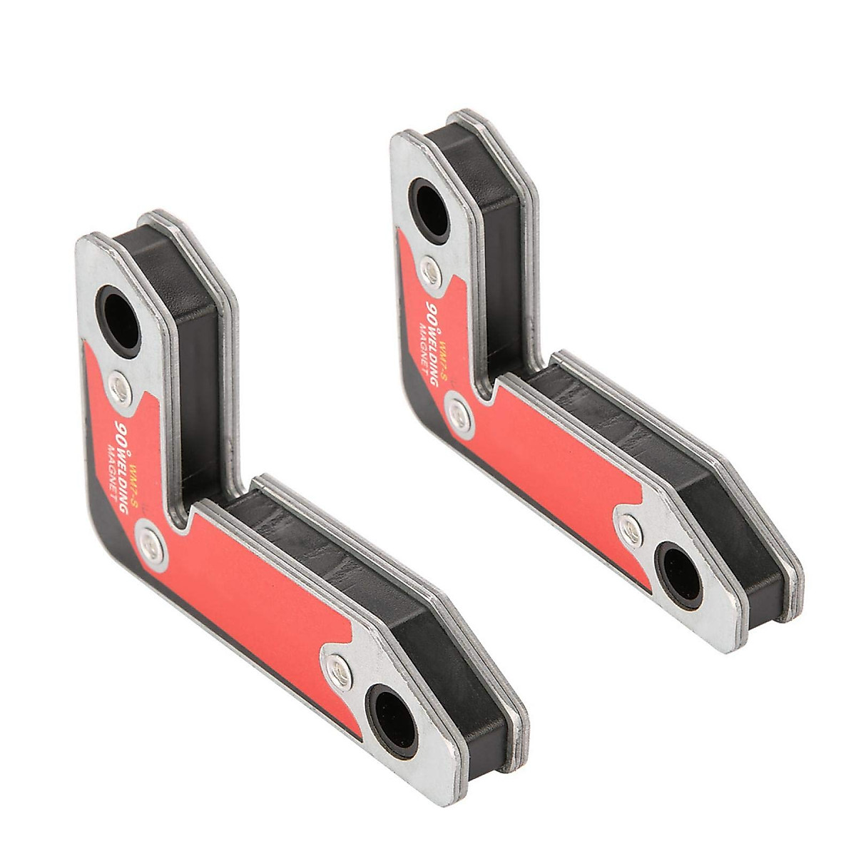 Magnetic Welding Holders,2pcs 30/60/90 Degree Inside/Outside Magnet Welding Clamp Magnetic Holder Fixer Welder Tool