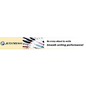 Jetstream 4&1 4 Color Extra Fine Point 0.38mm Ballpoint Multi Pen, Gold Barrel, 4 color Ink Refills, Sticky Notes Value Set