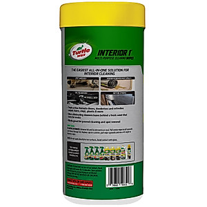 TURTLEWAX 50648 Quick And Easy Interior 1 Multi-Purpose Cleaning Wipes