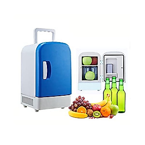 YAARN Small Fridge for Bedroom Portable Car Fridge Cooling Refrigerators Freezer Cooler Travel Warmer for Auto Car Home Office Outdoor Picnic Travel