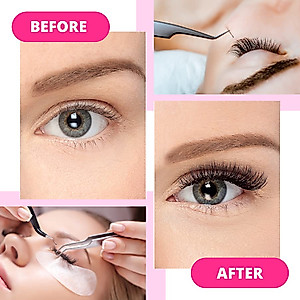 LAVISLASH 500 Promade Fans Eyelash Extension | Handmade Loose Volume Lash | Mutiple Options 3D-8D/10D/12D/14D/16D Fans | 0.03/0.05/0.07mm Thickness | C/CC/D Curl | 8-16mm Length(10D-0.03-D-12mm)