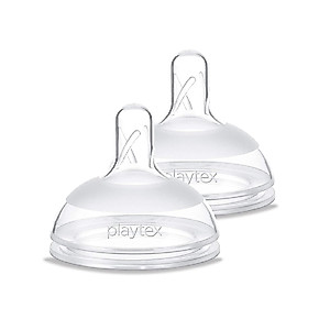 Playtex Baby NATURALATCH Comfort Nipple, Switch from Breastfeeding to Bottle, Most Like Mom Feel, Slow Flow, 2 Count