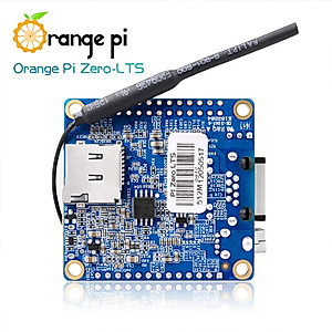 Orange Pi Zero LTS 512MB DDR3 AllWinner H3 Quad-Core A7 Single Board Computer, WiFi Support, Open Source Development Board Microcontroller Mini PC Run Android/Lubuntu/Debian (Zero LTS+Case)