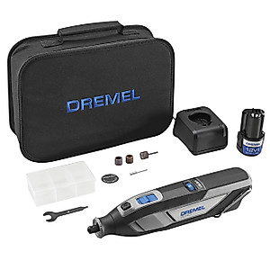 Dremel 8240 12V Cordless Rotary Tool Kit with Variable Speed and Comfort Grip -Includes 2AH Battery Pack, Charger & more (Renewed)