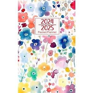 pocket planner 2024-2025: 2 year Pocket Calendar January 2024 to December 2025