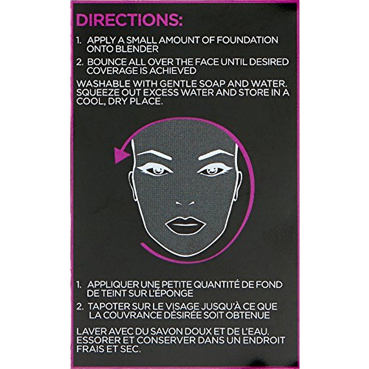 L'Oreal Paris Makeup Infallible Blend Artist Makeup Blender Sponge, 0.8 oz