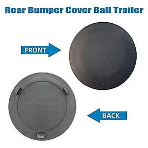 55077311AB 68495076AA for Dodge Ram 2003-20 Rear Bumper Step Pad Towing Ball Plug Trailer Hitch Cover
