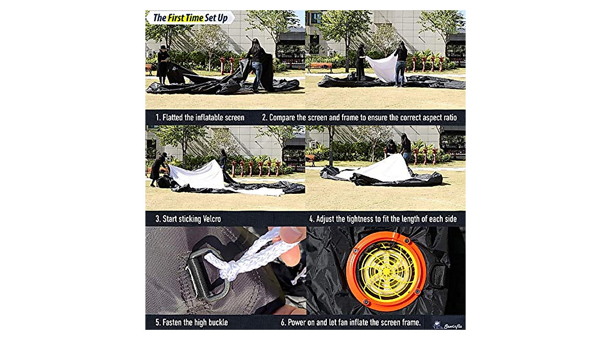 17FT Inflatable Mega Movie Screen - Outdoor Portable Projection
