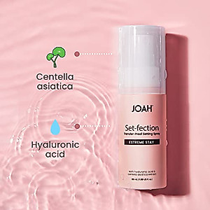 JOAH Set-Fection Transfer Proof Extreme Stay Setting Spray, Infused with hyaluronic acid and centella asiatica, Net Wt. 50 ml (1.69 fl.oz..)