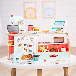 Melissa & Doug Wooden La Patisserie Bakery (39 Pieces) - FSC Certified