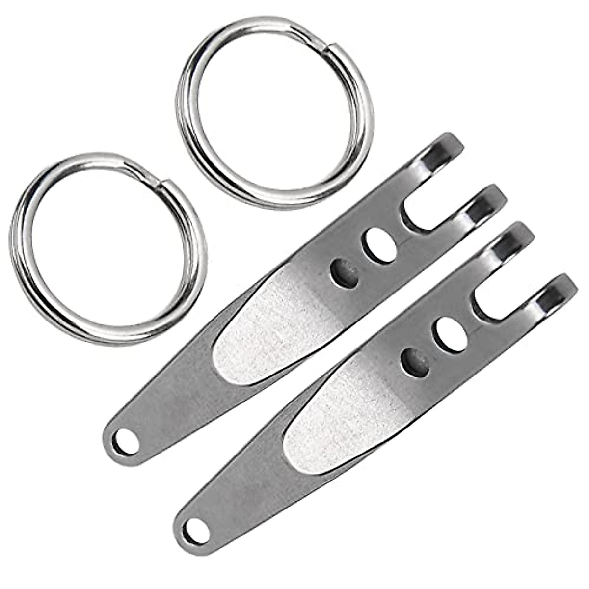 2PCS Suspension Pocket Clip, Multi Purpose Durable Suspension Clip Hanger for Hanging Knives, Suspension Pocket Clip for Outdoor Use