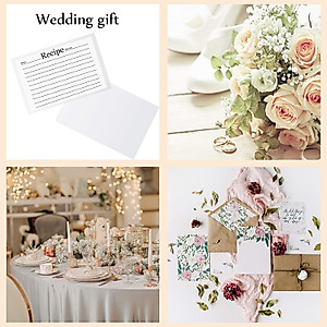 Recipe Card Protectors Kitchen Plastic Recipe Sheet Protectors Clear Recipe Page Protector (200, 5 x 3 Inch)