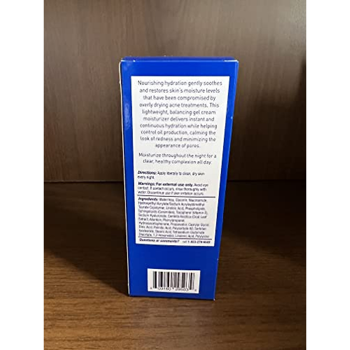 PanOxyl PM Balancing Repair Moisturizer with Niacinamide, Ceramides and Cica, Hydrating Face Moisturizer, Acne Prone Skin and Dry Skin, Non-Comedogenic Night Face Moisturizer, 3 oz