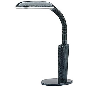 V-Light Desk Lamp, LED Lamp, Reading Lamp with Adjustable Gooseneck Arm, Daylight Effect Office Lamp, Table Light, Black