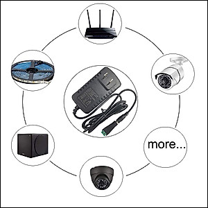 12V 2A 24W Power Supply AC 100V-240V to 12V 2A Adapter Wall Mounted 12V Switching for DC12V CCTV Camera LED Strip Light rc Balance Charger