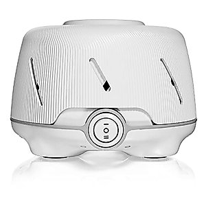 Yogasleep Dohm (White/Gray) The Original White Noise Machine, Relaxing Natural Sound from a Real Fan, Sleep Aid & Noise Cancelling For Adults & Baby, Office Privacy & Meditation, Baby Registry