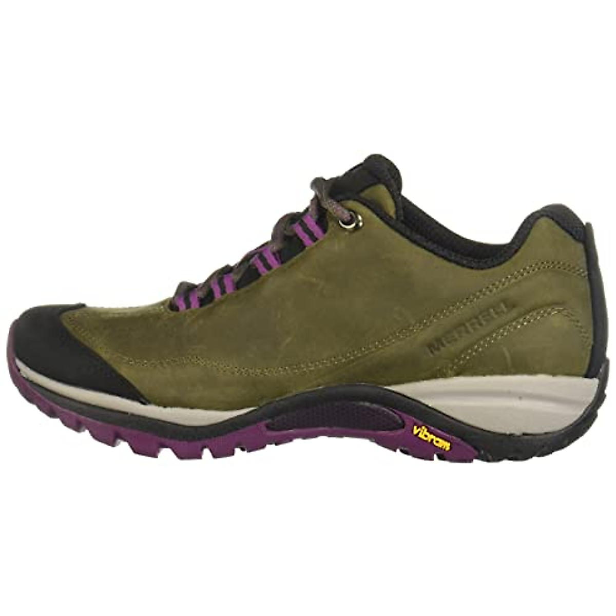Merrell womens Siren Traveller 3 Hiking Shoe, Olive/Purple, 8 US